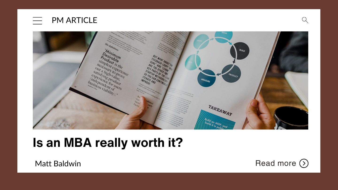 Is an MBA really worth it? - PM Forum