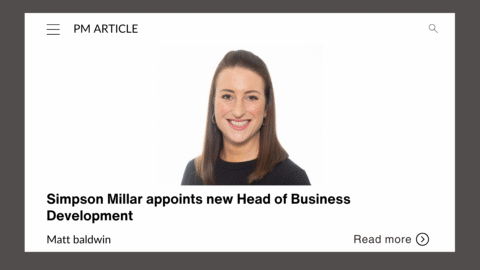 Simpson Millar appoints new Head of Business Development - PM Forum